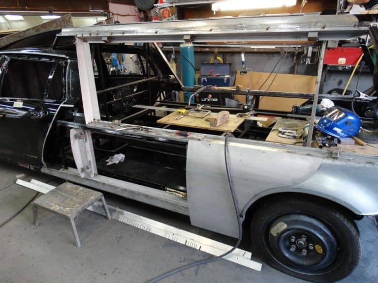 Black Funeral Hearse - Special build for Funeral Services