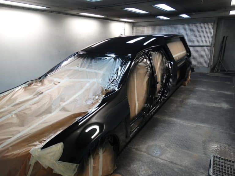 Black Funeral Hearse - Special build for Funeral Services